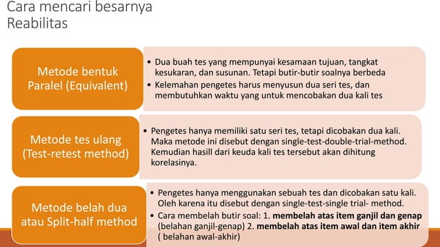 Validitas dan reabilitas | PPTX
