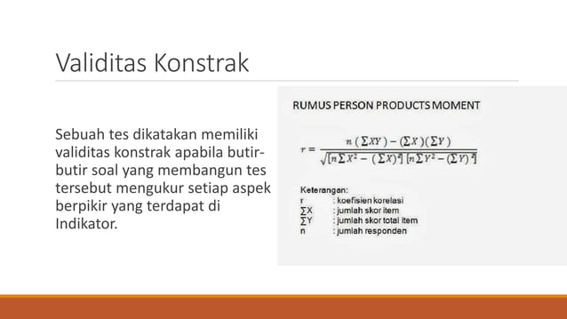 Validitas dan reabilitas | PPTX