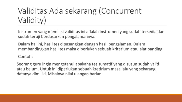 Validitas dan reabilitas | PPTX