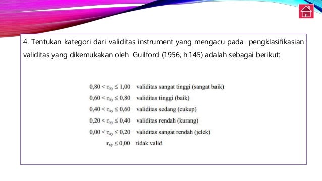 Validitas dan realibilitas