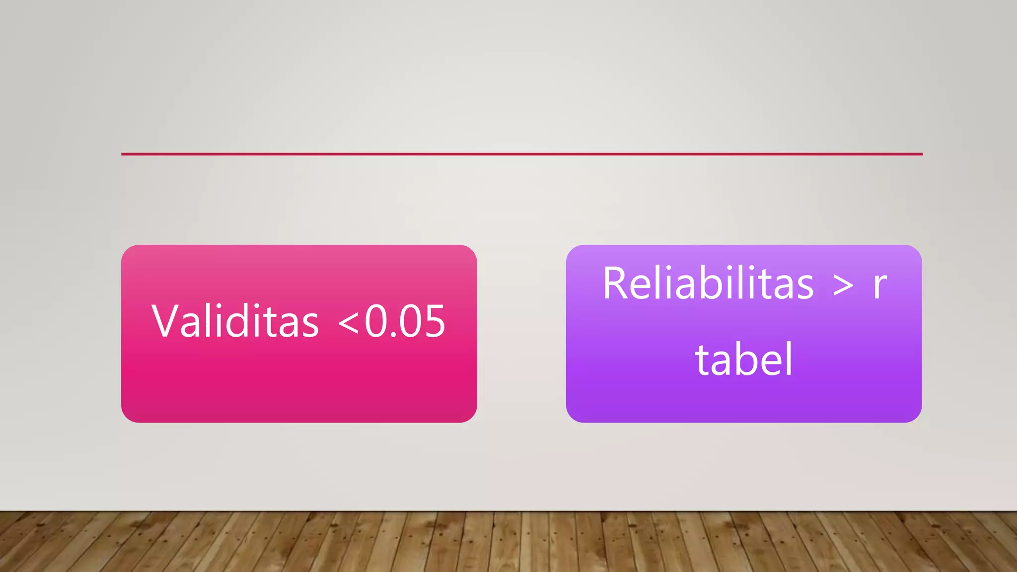 Validitas dan reliabilitas | PPTX