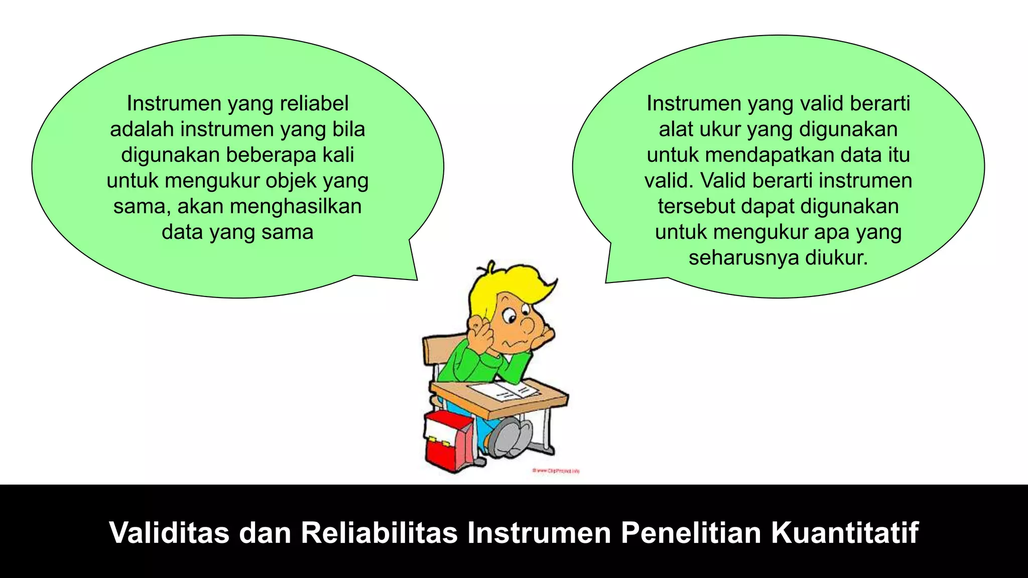 Validitas dan reliabilitas, Mata kuliah Metode penelitian | PPTX