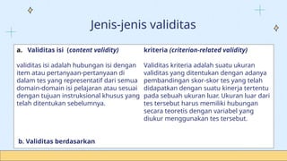 VALIDITAS metodologi penelitian pendidikan kimia .pptx