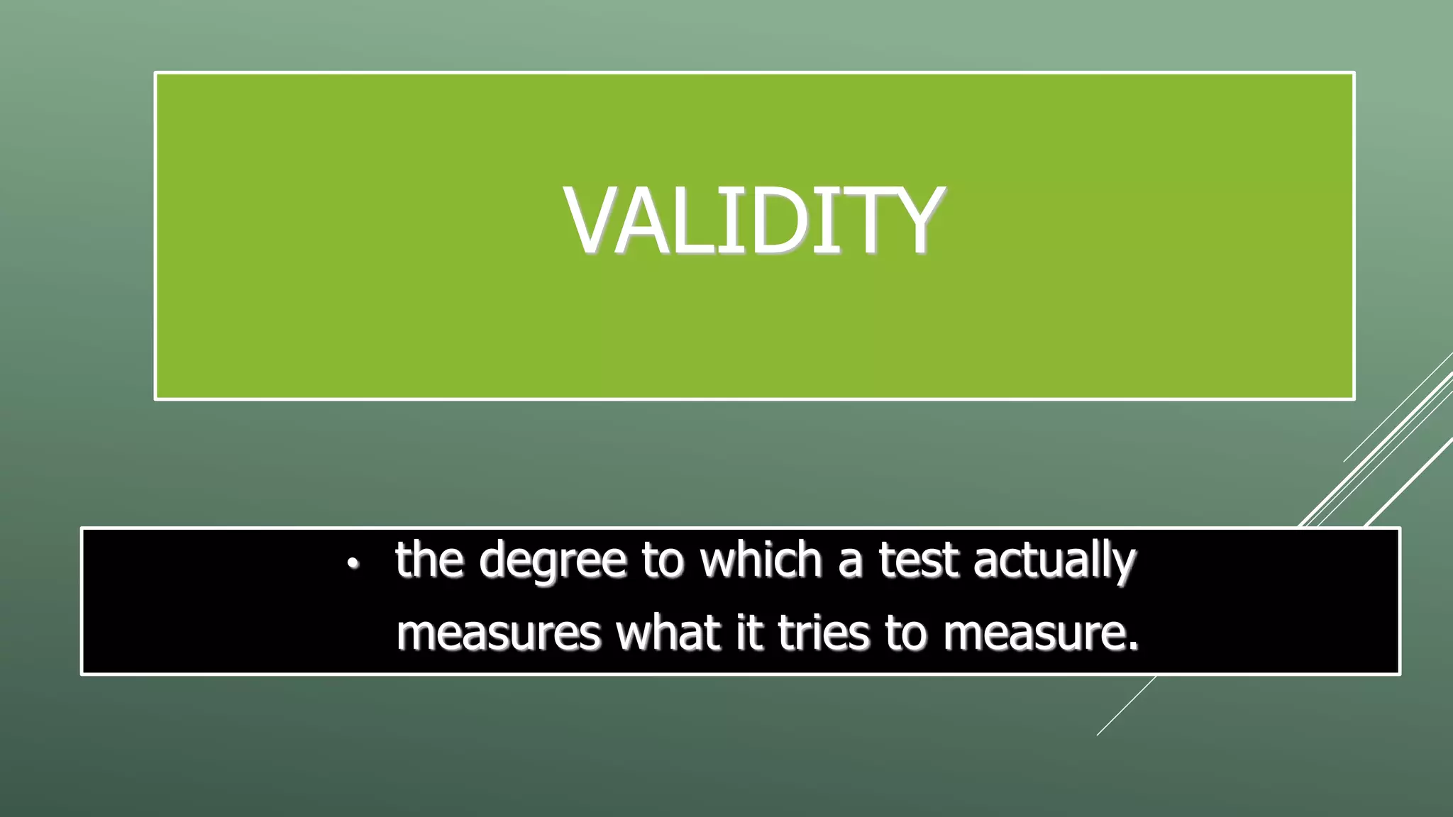 Validity in Assessment | PPTX