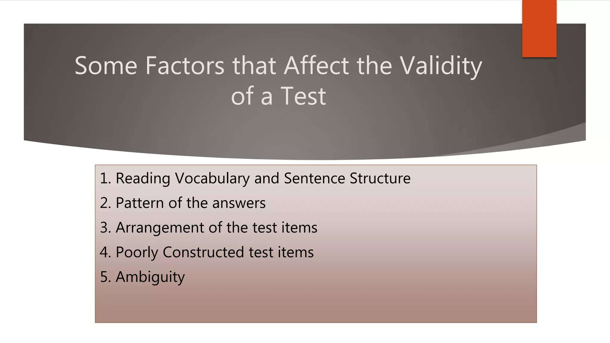 Validity in Assessment | PPTX