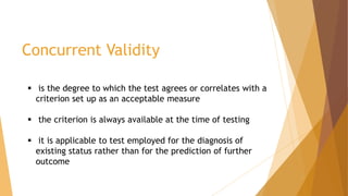 Validity in Assessment | PPTX