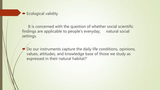 Validity in Research | PPTX