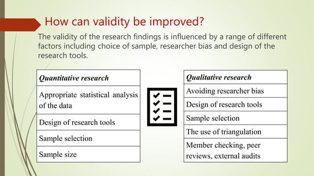 Validity in Research | PPTX | Resume Writing and Advice | Job Search
