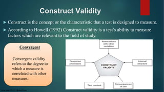 Validity (Educational Assessment) | PPT