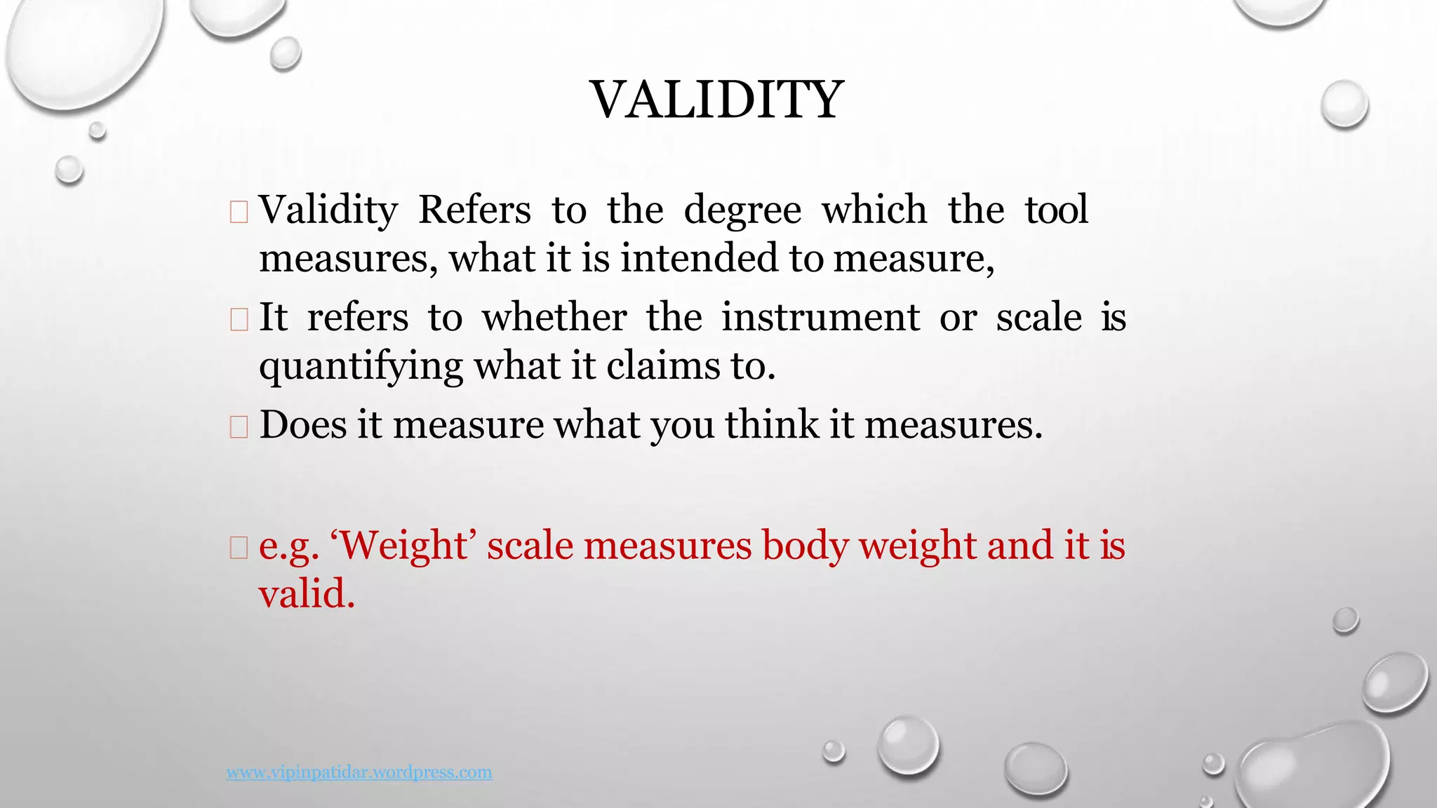 Validity | PPTX