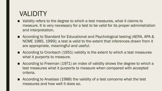 VALIDITY.pptx.statistics.011111917181111 | PPTX