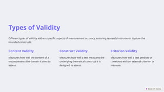 Validity-and-Reliability for research ppt | PPT