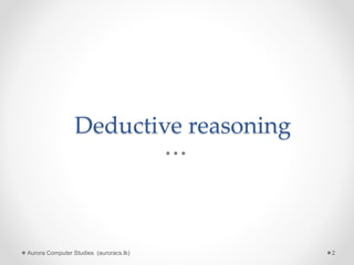 Validity of argument | PPTX