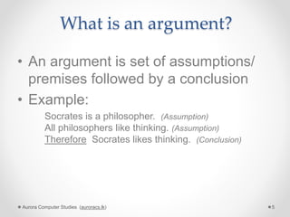 Validity of argument | PPTX