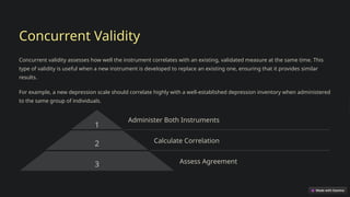 Validity of Research Instruments - Research Methodology | PPTX
