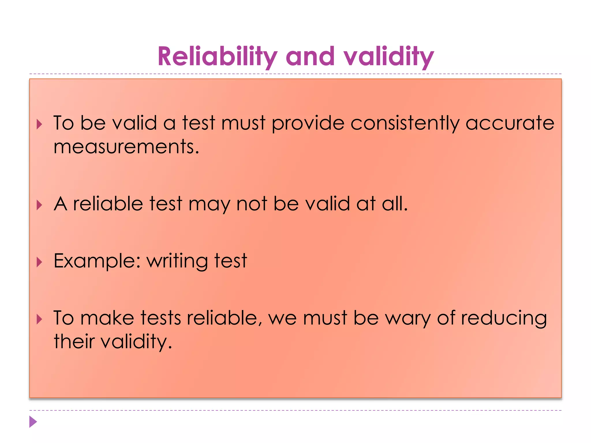 Validity and Reliability | PPTX
