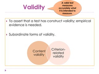 Validity and Reliability | PPT
