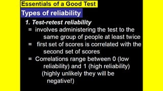 Validity and Reliability in Written Assessments | PPT
