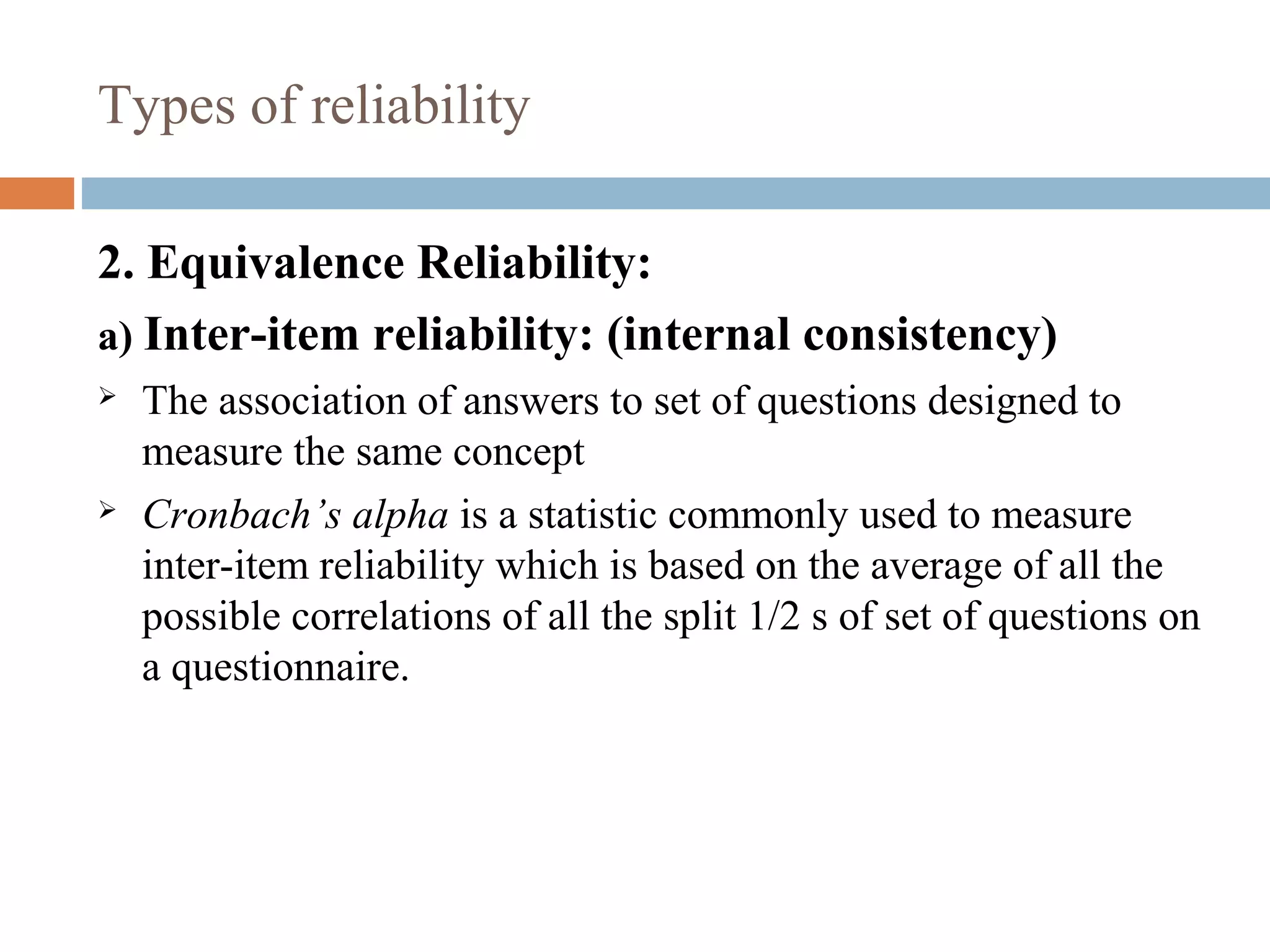 Validity and Reliability | PPT