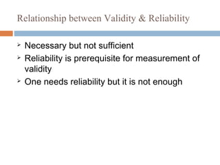 Validity and Reliability | PPT