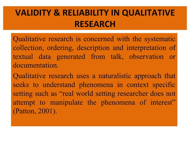 validity_and_reliability_in_qualitative.pptx | Education