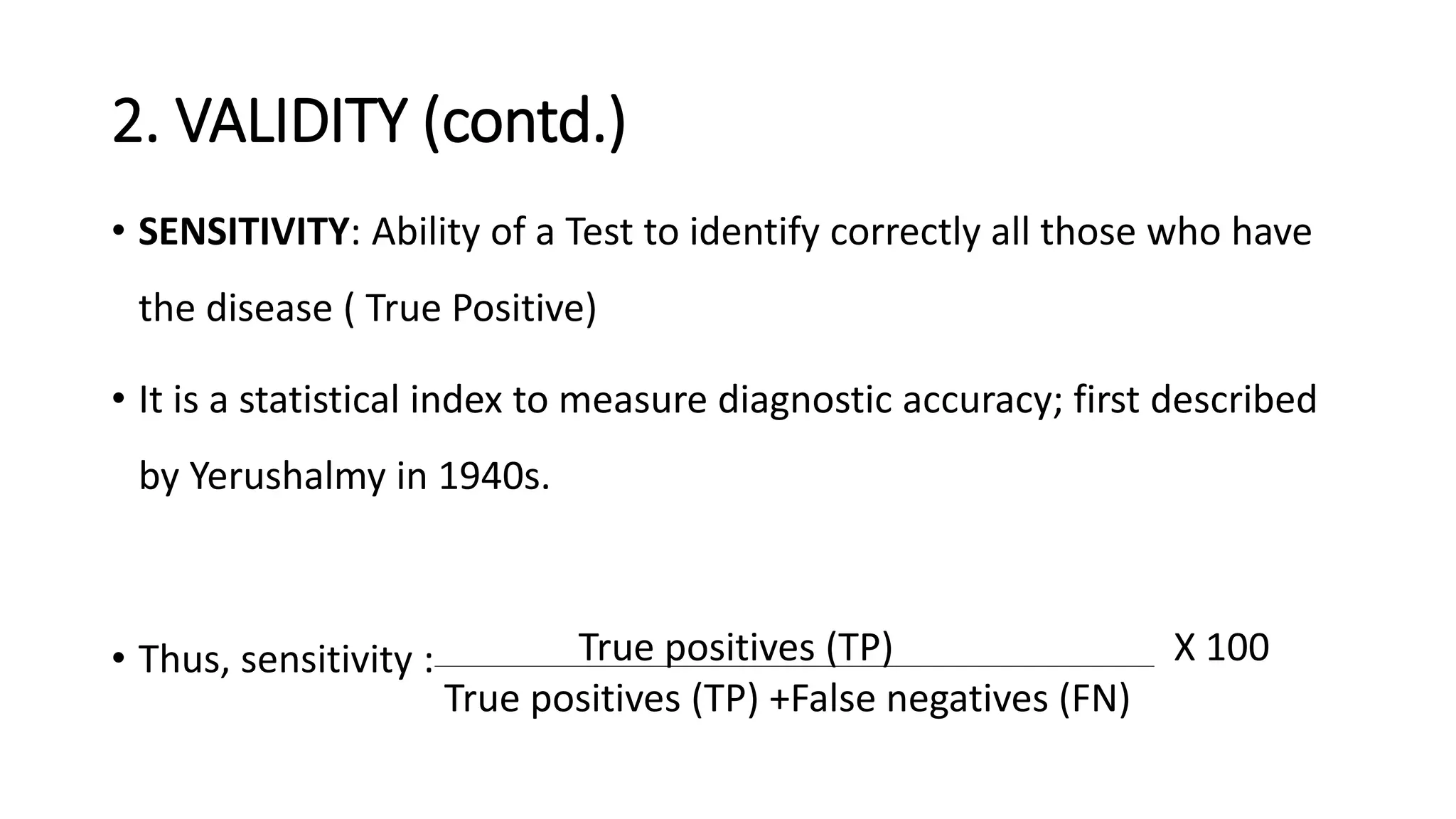VALIDITY AND RELIABLITY OF A SCREENING TEST seminar 2.pptx
