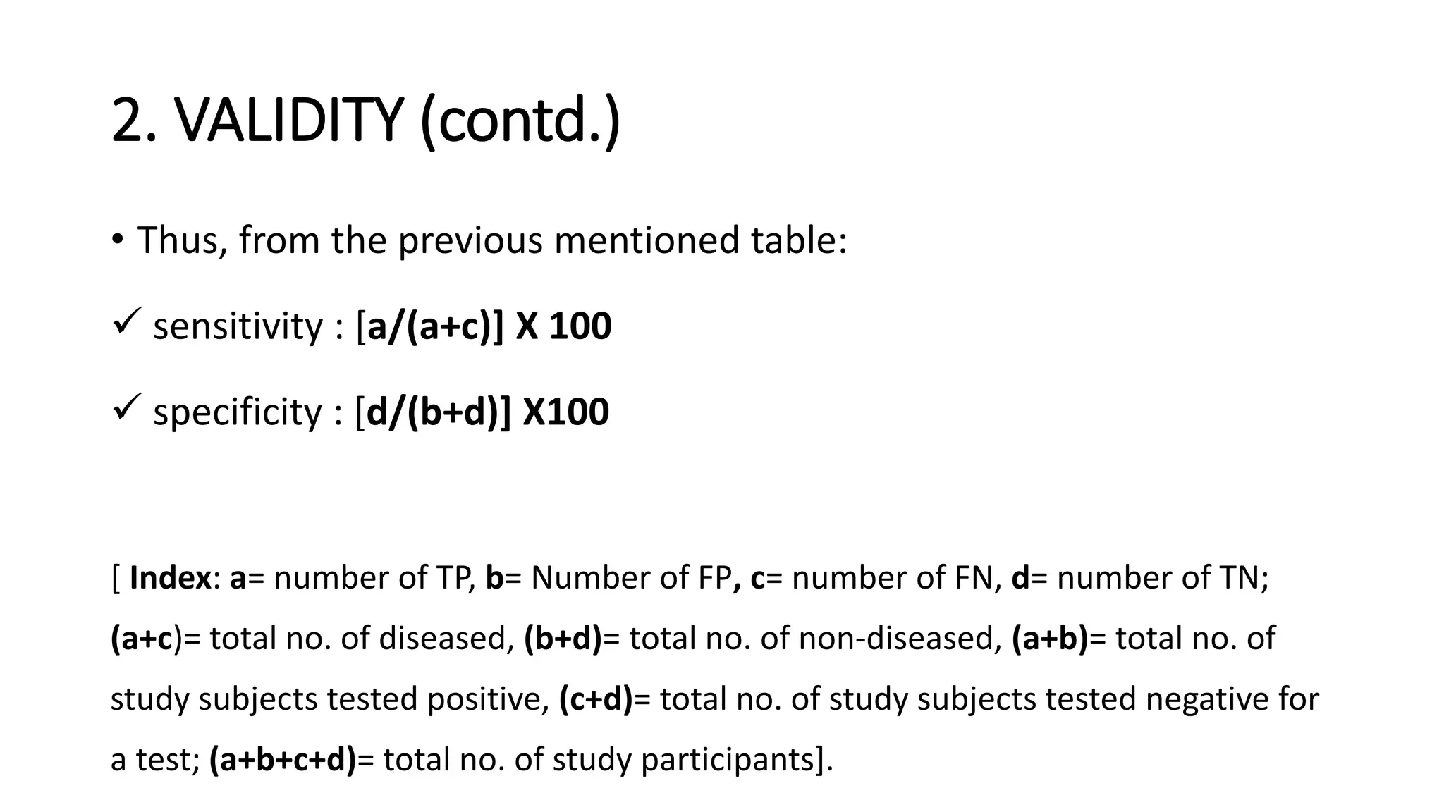 VALIDITY AND RELIABLITY OF A SCREENING TEST seminar 2.pptx