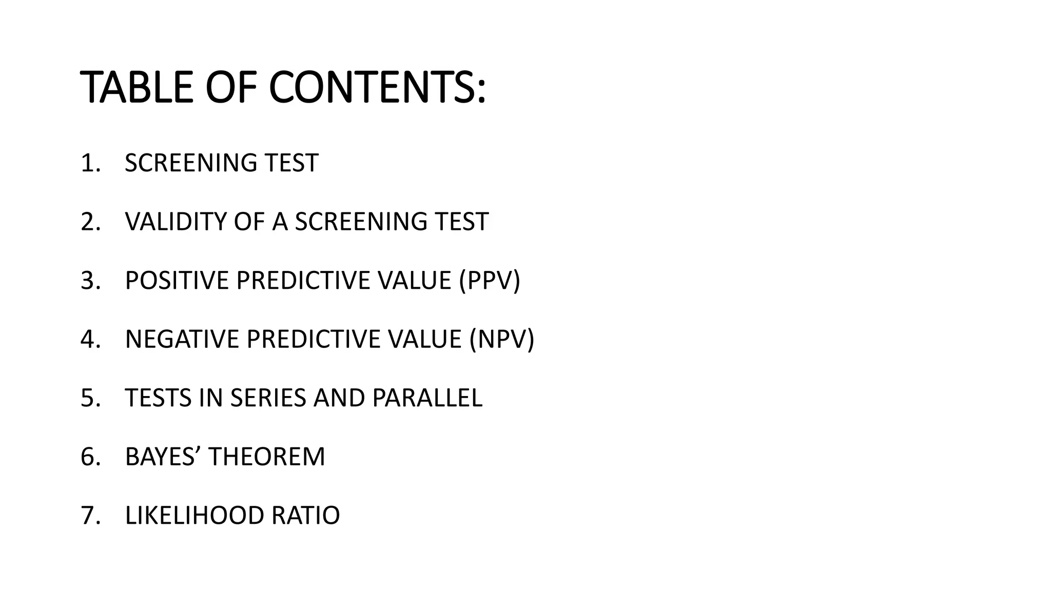 VALIDITY AND RELIABLITY OF A SCREENING TEST seminar 2.pptx