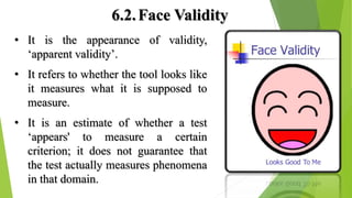 Validity of a Research Tool | PPTX