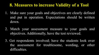 Validity of a Research Tool | PPTX