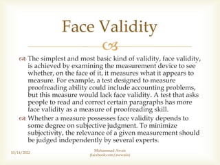 Validity in Mass Media Research and How to Achieve It.pptx ...