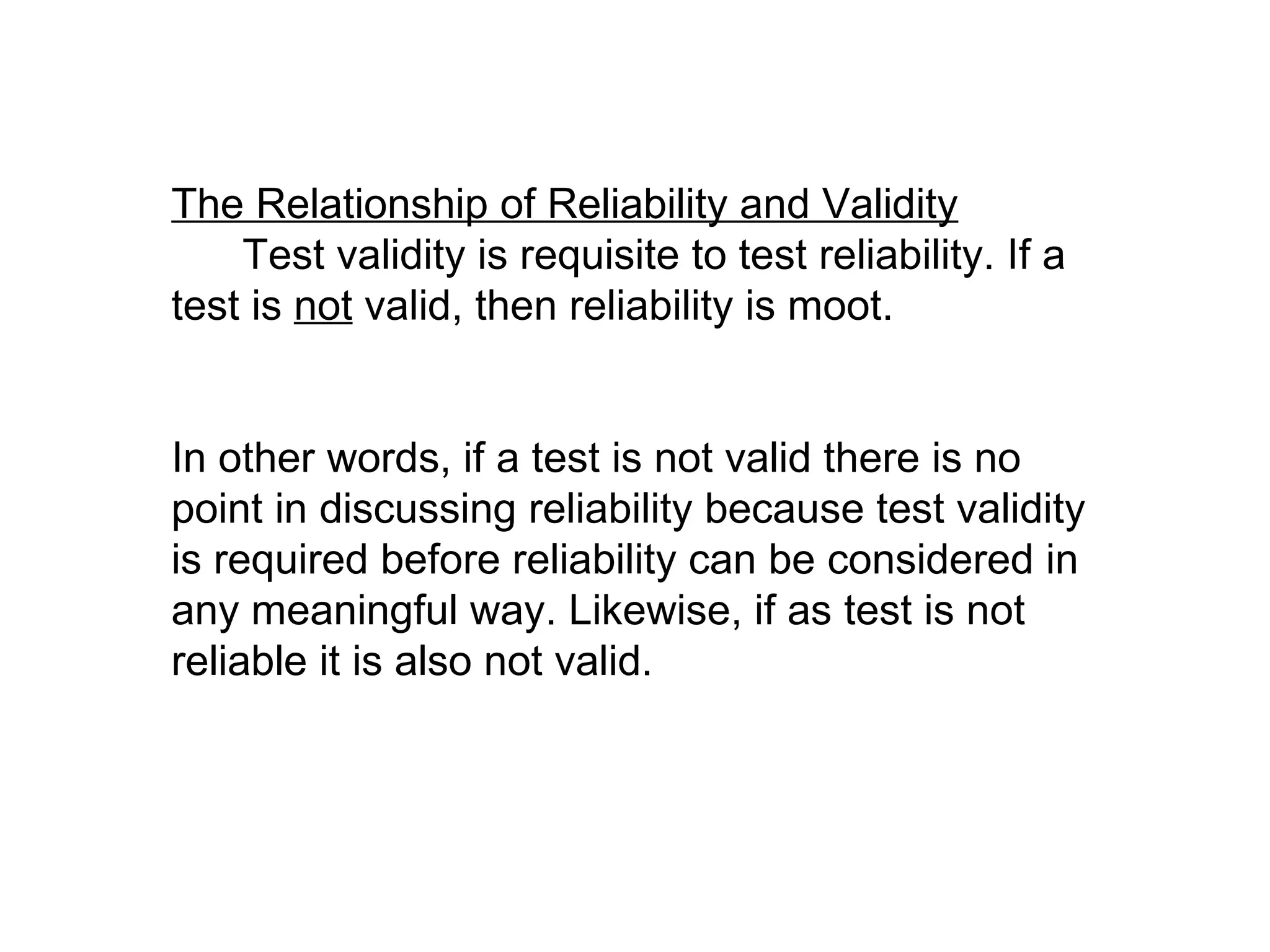 Validity in psychological testing | PPT
