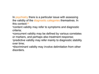 Content Validity Psychology