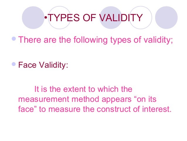 Validity Its Types Measurement And Factors