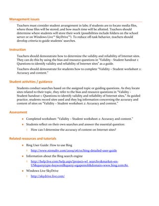 Validity lessonplan intermediate | DOC | Internet for Beginners | Internet