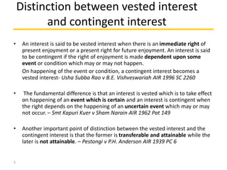 Validity of contingent and conditional bequests | PPSX