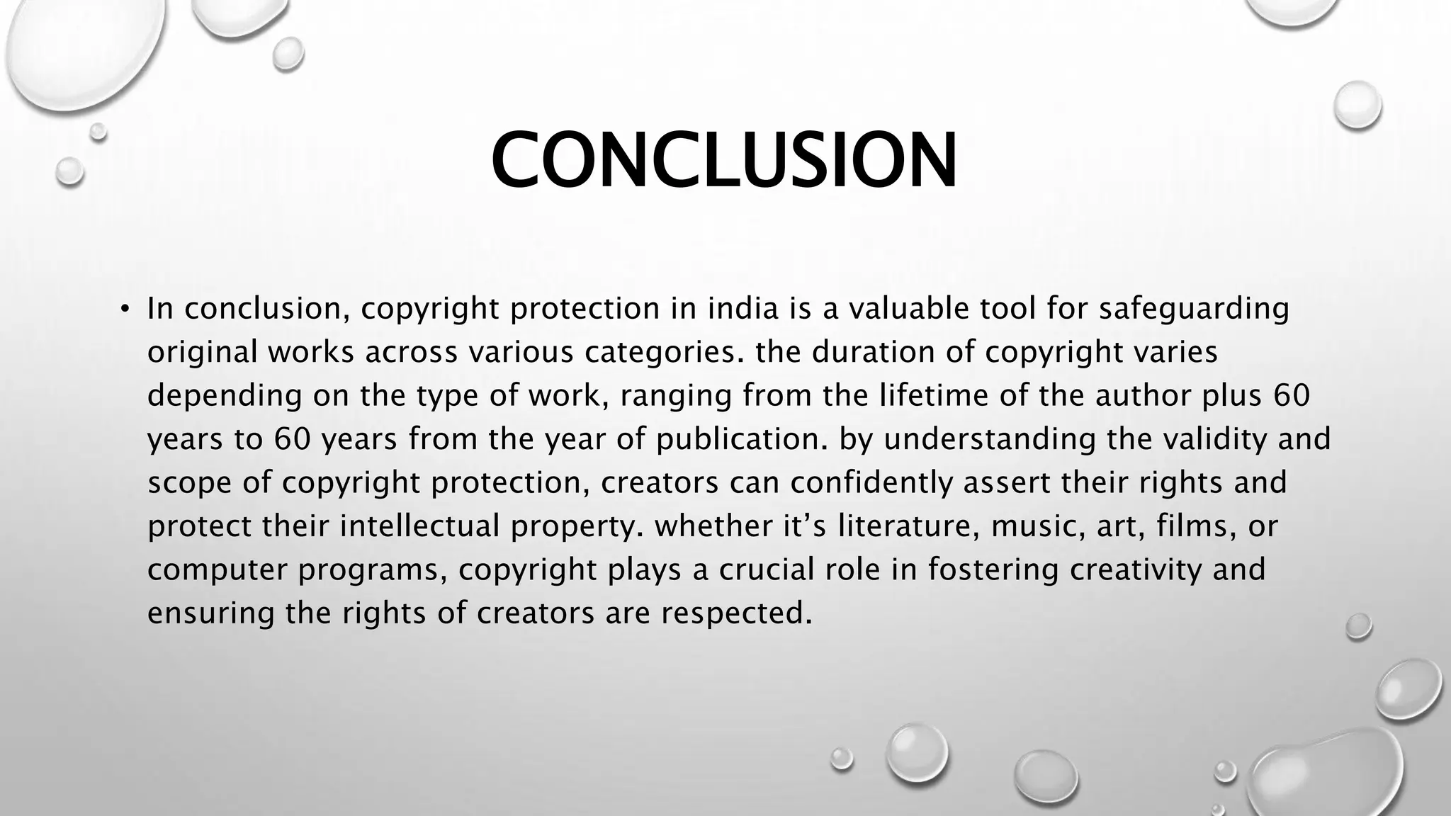 VALIDITY OF COPYRIGHT COPYRIGHT COPYRIGHT | PPTX