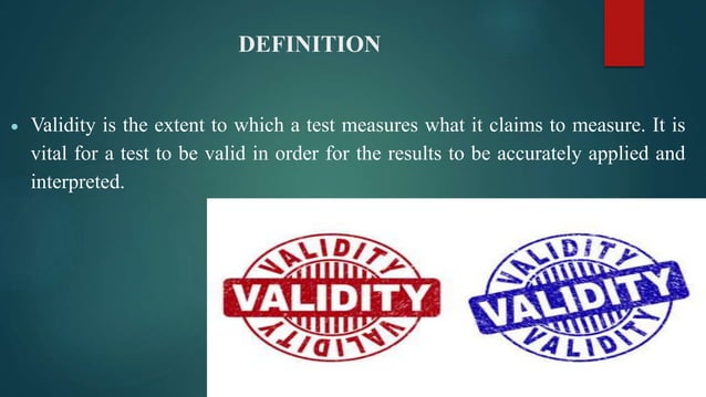 VALIDITY OF DATA.pptx | Mental Health | Diseases and Conditions