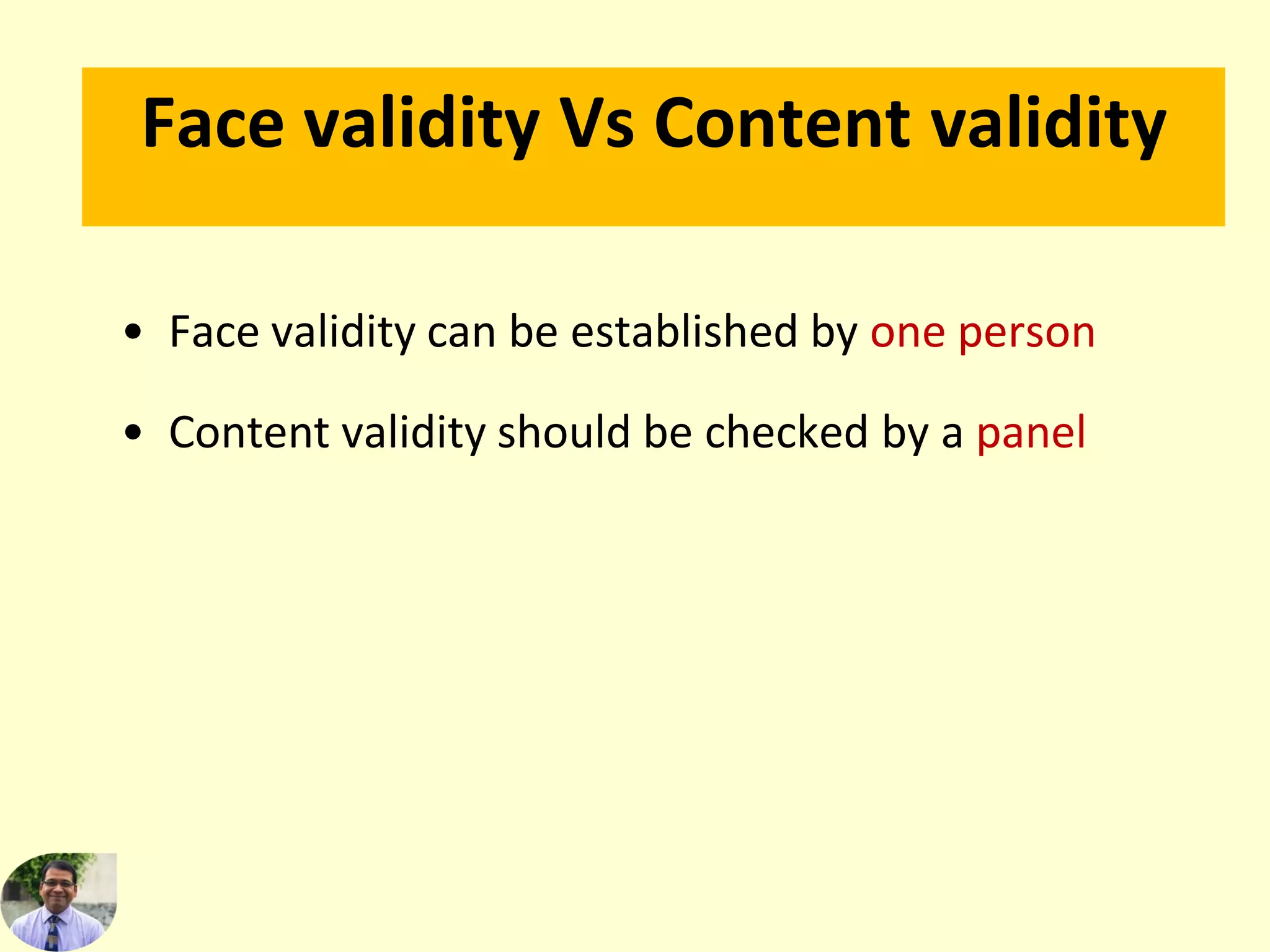 Validity of instrument | PDF