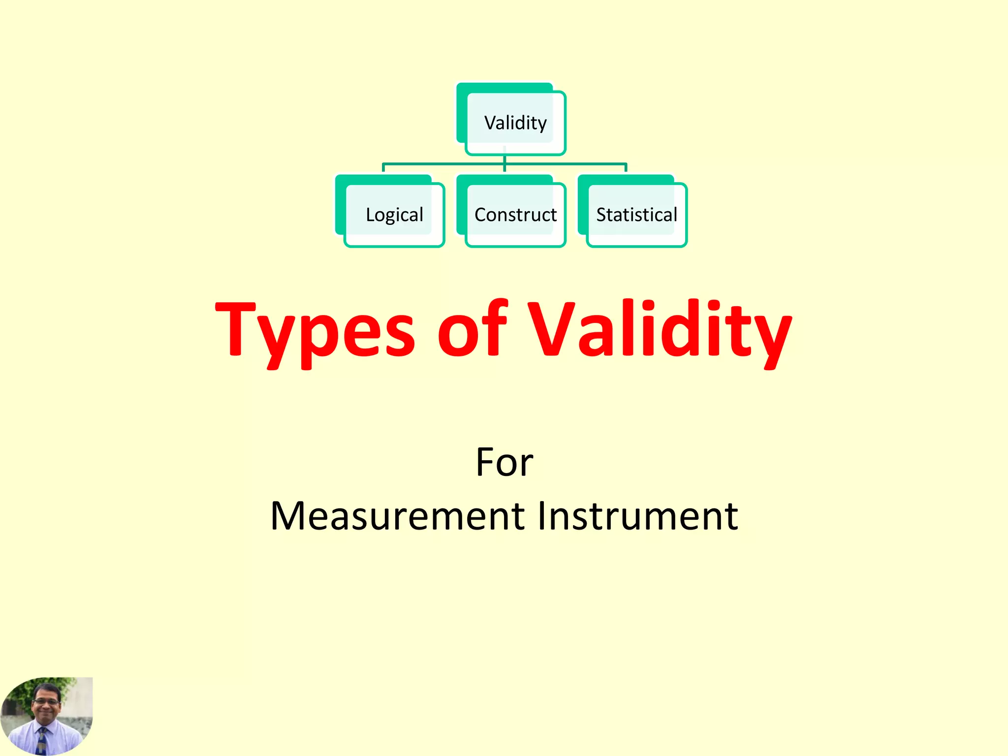 Validity of instrument | PDF