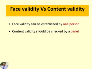 Validity of instrument | PDF