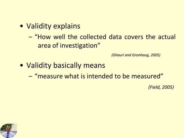 Validity of instrument | PDF