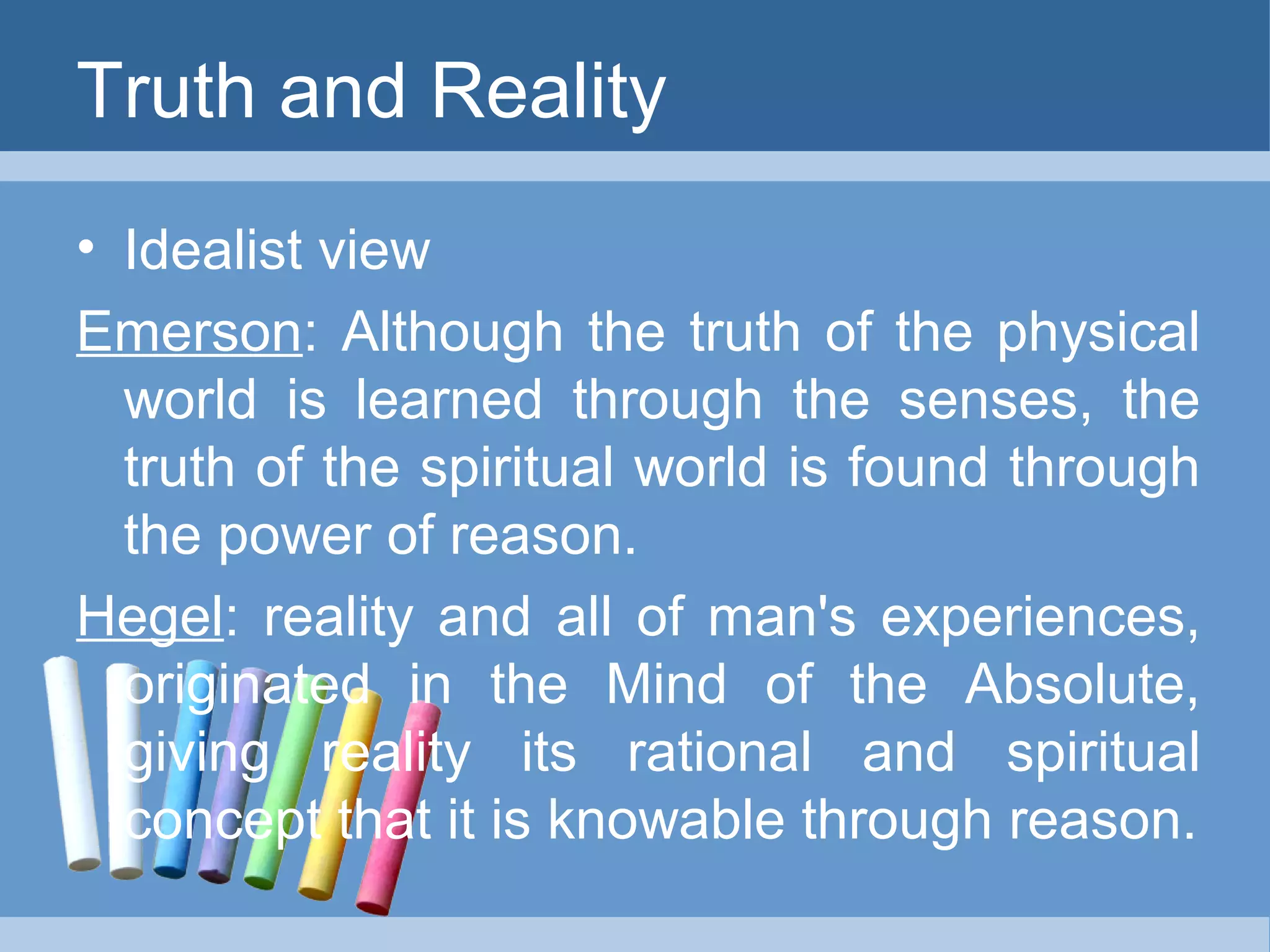 Philosophy - Validity of knowledge | PPT