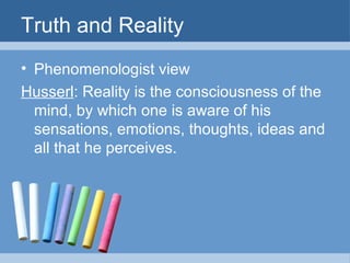 Philosophy - Validity of knowledge | PPT