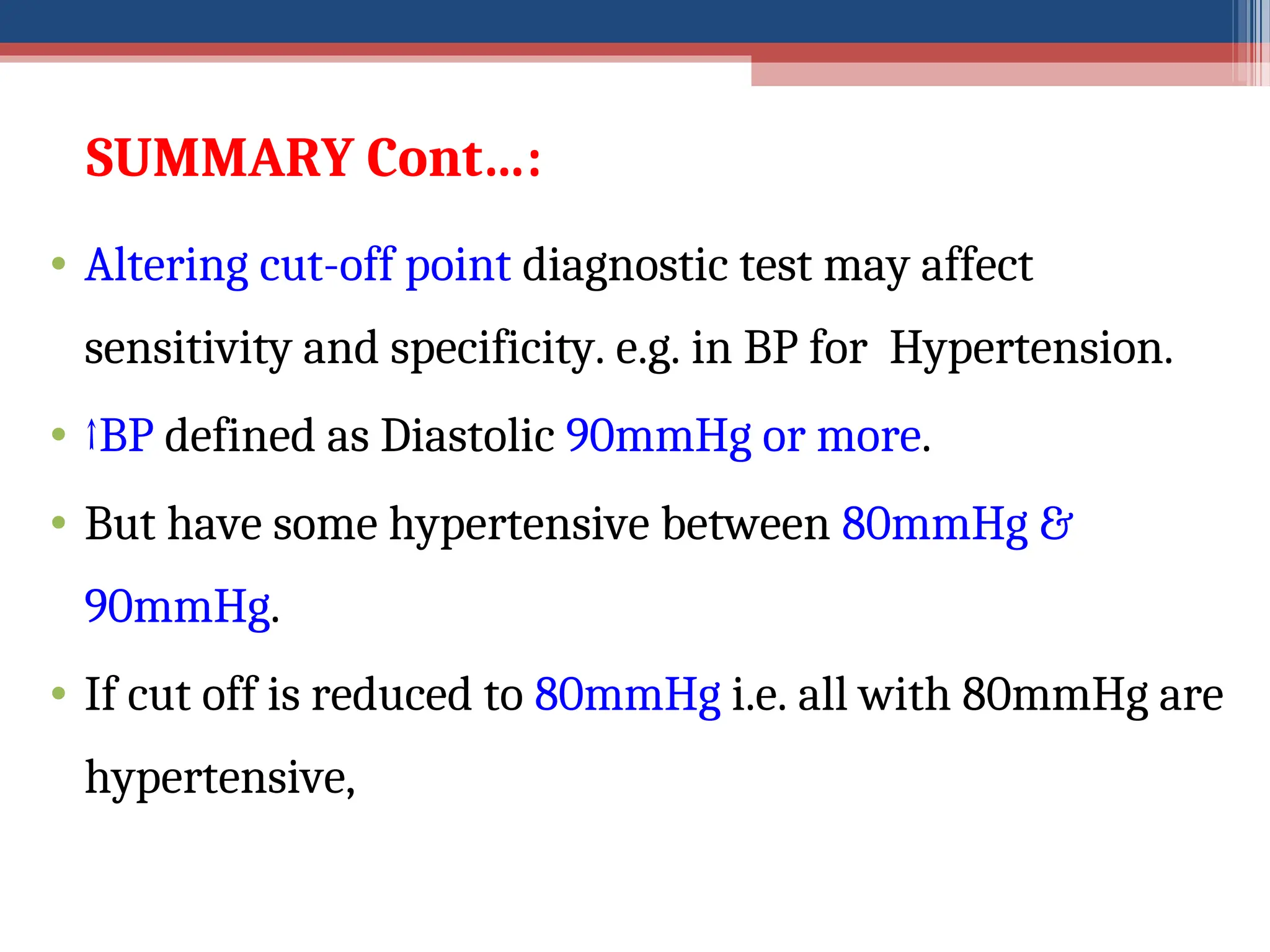 Validity and reliability of screening/ diagnostic tests | PPT