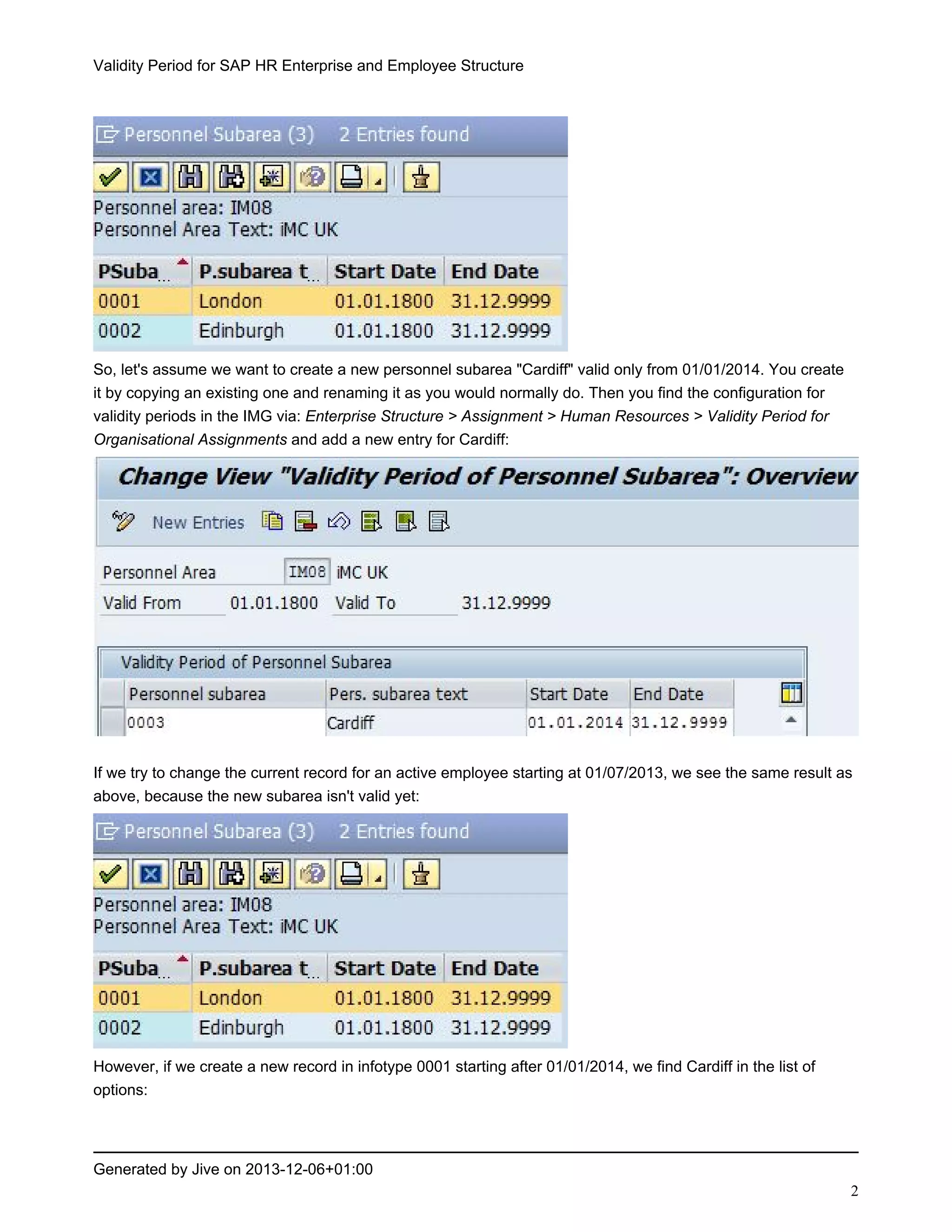 SAP HR new Feature: Personnel (Sub)Areas and Employee (Sub)Groups Come ...