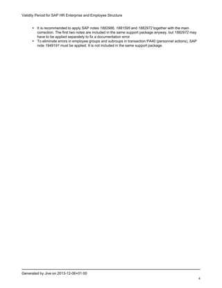 SAP HR new Feature: Personnel (Sub)Areas and Employee (Sub)Groups Come ...