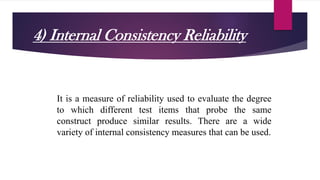 Validity & reliability | PDF