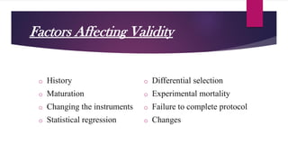 Validity & reliability | PDF