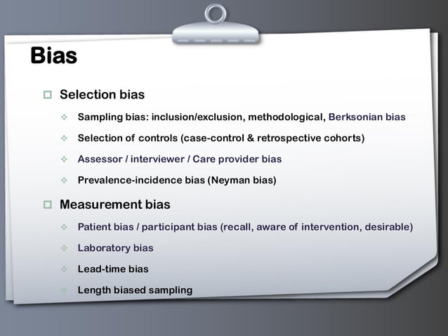 Validity, reliability and bias.research methodology | PPT
